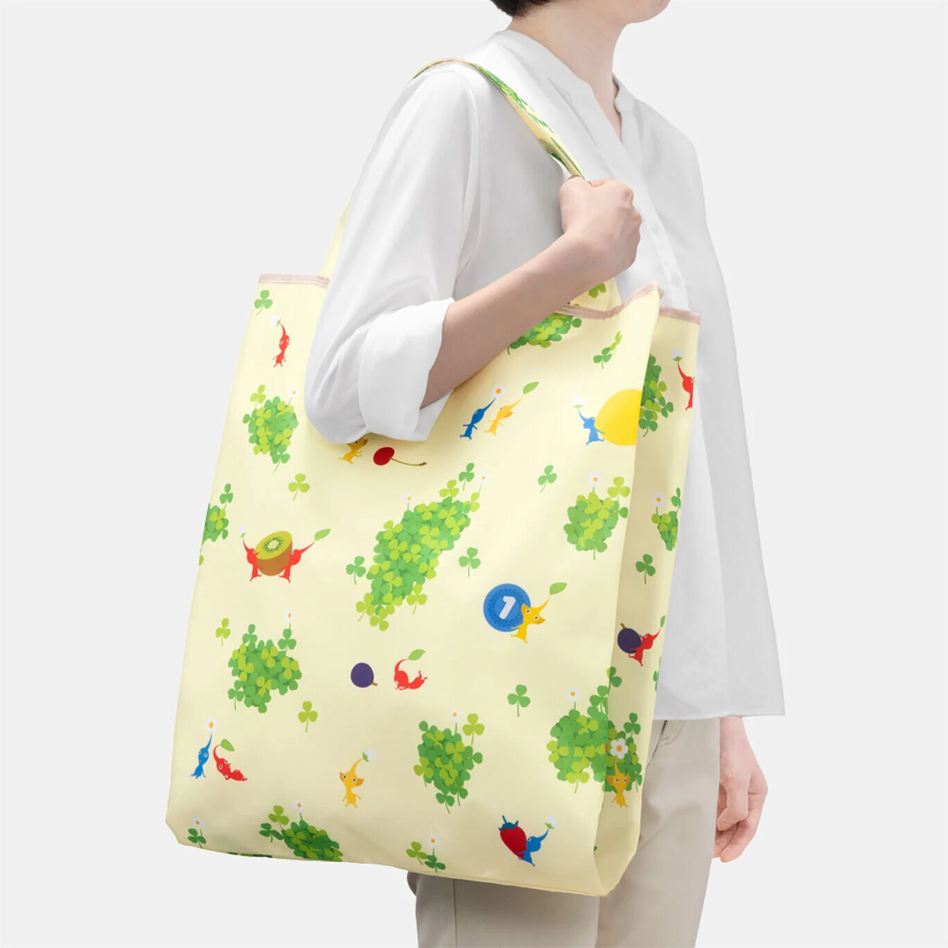 Nintendo Pikmin Wrapping x Eco Bag L (Pikmin & Fruits) NEW | eBay