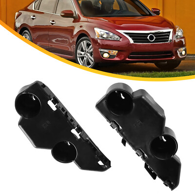 Pair Front Bumper Brackets Retainers For 2013-2015 Nissan Altima Left ...
