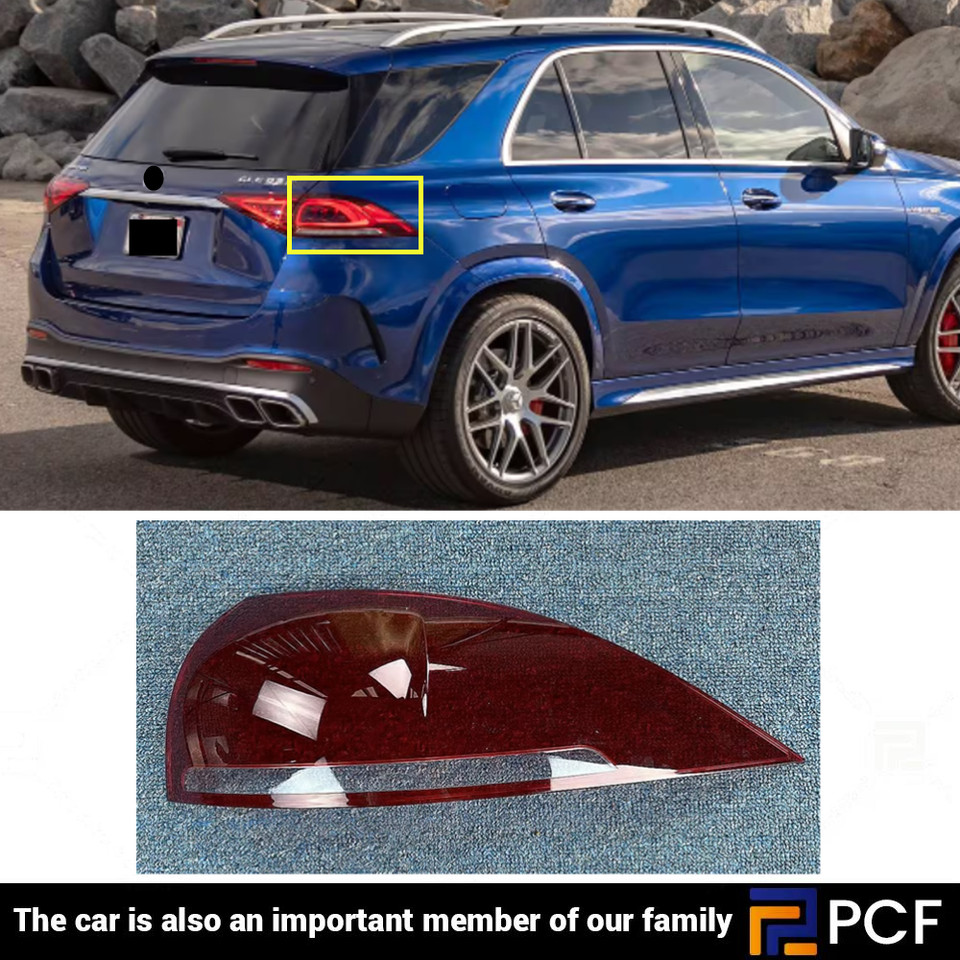For Mercedes GLE 2020-2021 Passenger RH Side Outer Tail Light Lens Red ...
