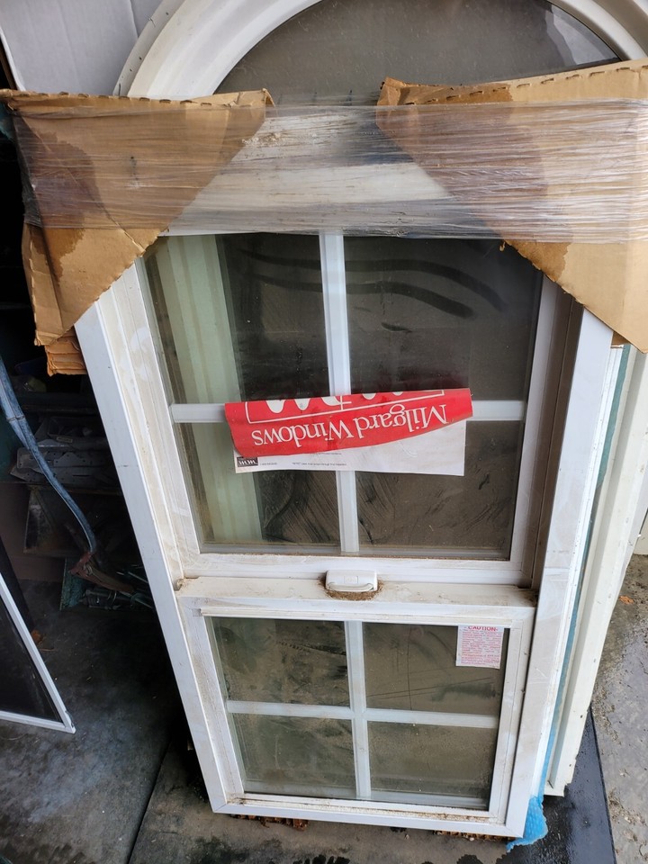 Milgard Vinyl window with retrofit frame | eBay