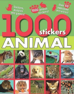 1000 Stickers: 1000 Animal Stickers by Parragon Book Service Ltd ...