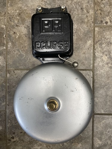 Vintage Rare Collectible Antique PR Eclipse Fire Alarm Bell XXL 10 Inch ...