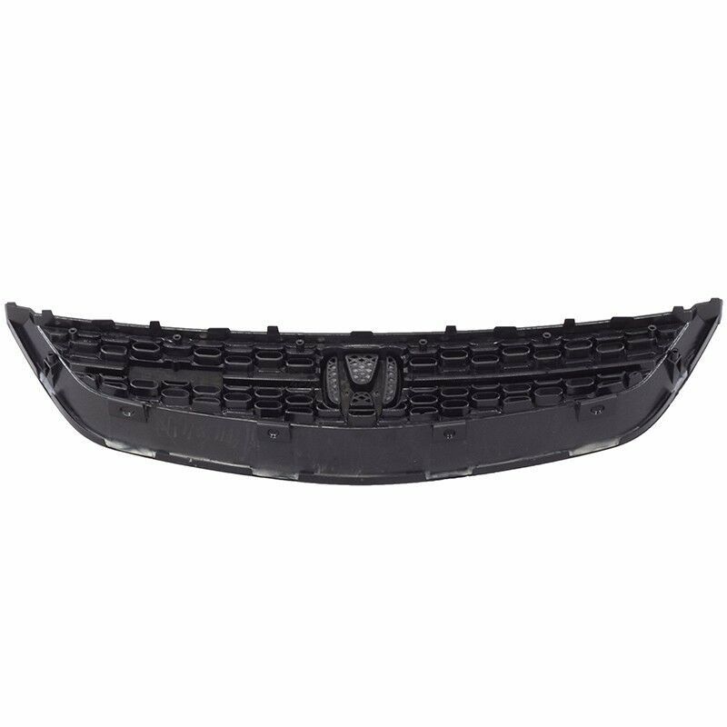 Fit 01-03 Honda Civic Front Hood Bumper Mesh Grille Black RS JDM Style ...
