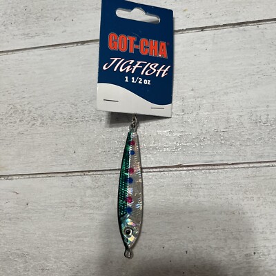 GOT-CHA JF15-BGS Jigfish Lure 3" 1 1/2 oz Size 4 Treble Hook | eBay