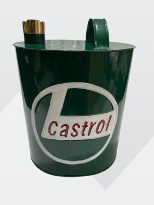 Castrol Iron Oval Petrol Fuel Can, Storage boxes, garage tools, man ...