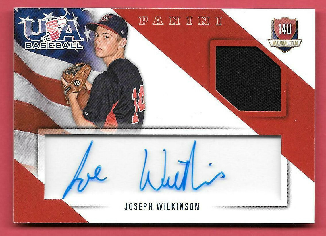 2015 Joseph Wilkinson Panini USA Baseball Rookie Auto Jersey 49/50 | eBay