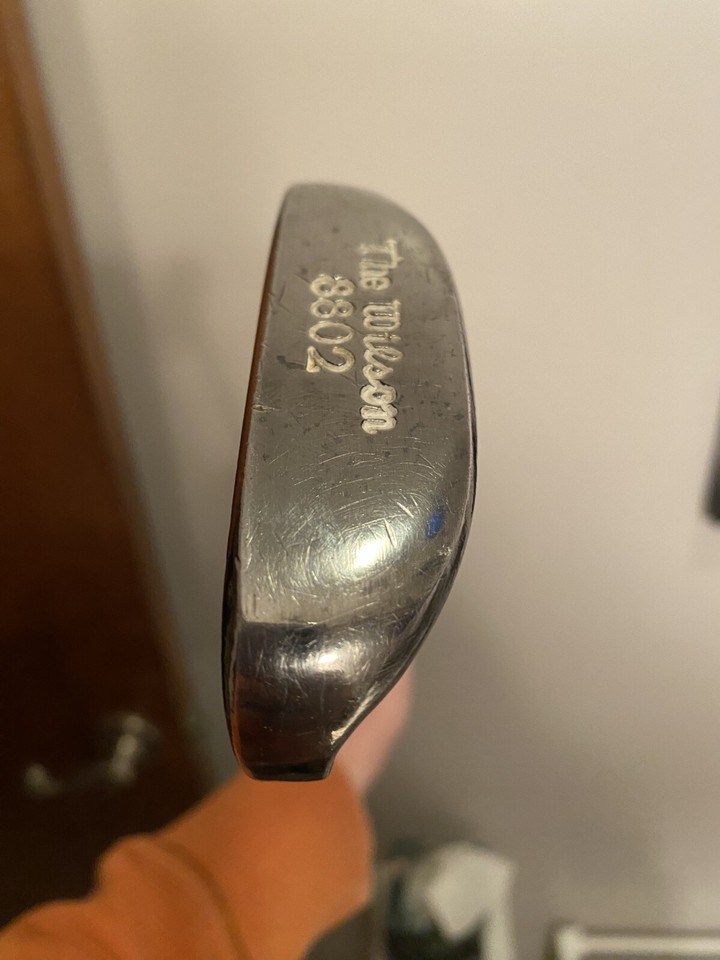 All Original RARE 1969/70 The Wilson 8802 Black Chrome Putter 35” RH | eBay