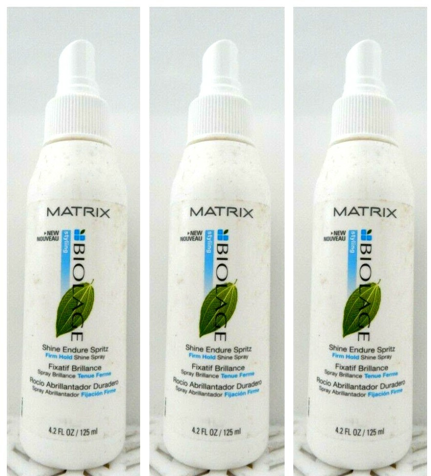 3 Matrix Biolage SHINE ENDURE SPRITZ SHINE SPRAY 4.2 oz Each (765) | eBay