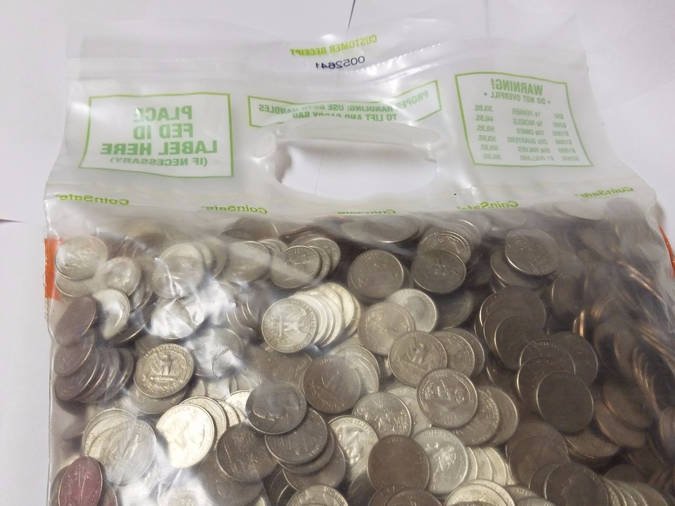 Sealed Bankers bag of $1000 in Modern Circulated Quarters. Real U.S. Money | eBay