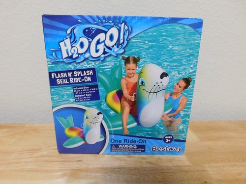 New H2OGO! Bestway Flash N' Splash Seal Ride-On pool float | eBay