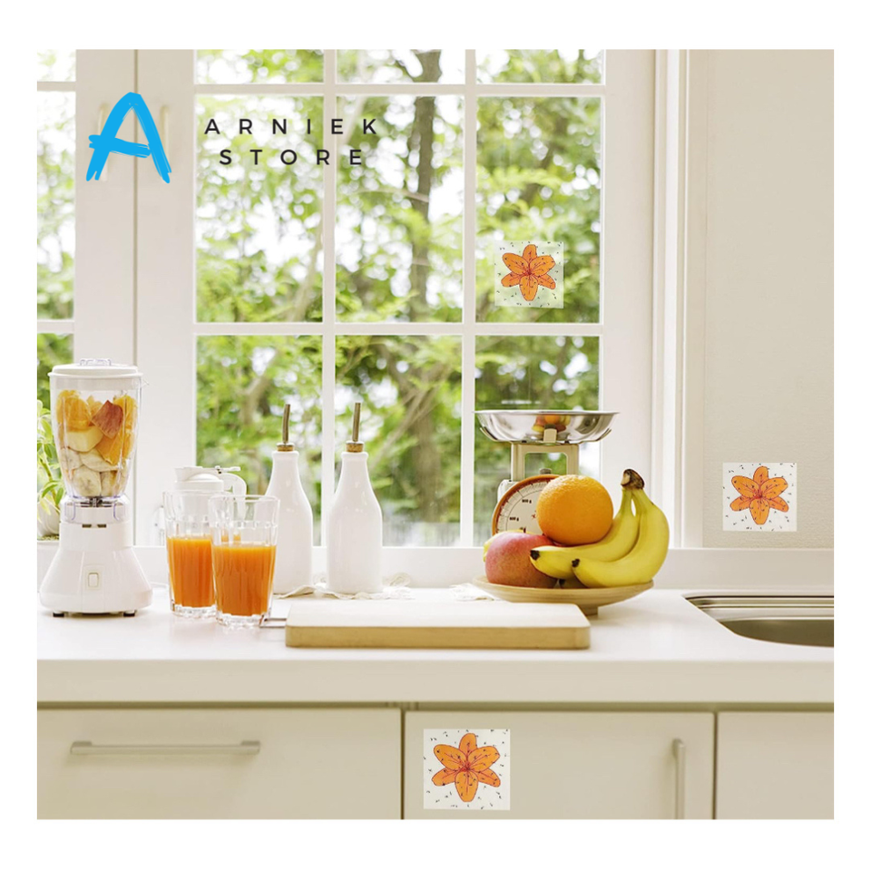 Flower Fly Trap Stickers Window Bug Catcher Insect Killer Sticky Paper ...