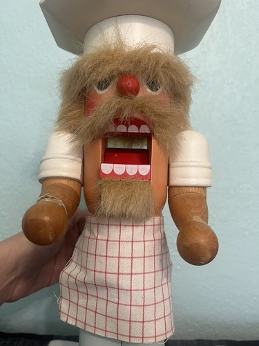 Holzkunst Christian Ulbricht Chef Nutcracker Or Baker 14.5 inch Rare Vintage | eBay
