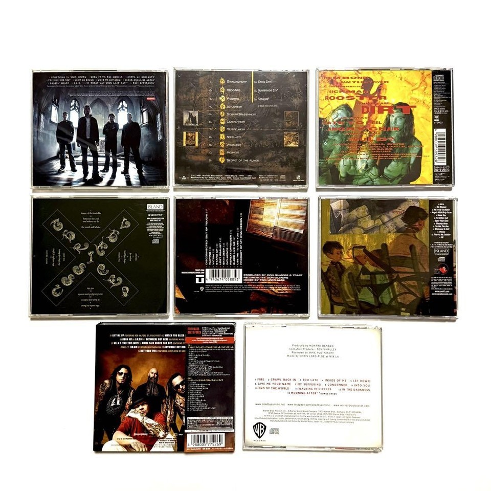 44-Cd Set Heavy Metal & Hard Rock Music Collection Bulk Lot Classic ...