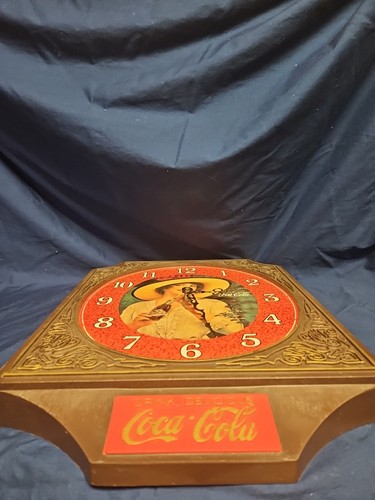 1974 Coca Cola Betty Wall Clock Battery Operated Vintage Coke USA Made ...
