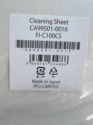 Fujitsu CA99501-0016 - 8.25x11.5 Inch Sticky Cleaning Sheets 20 Pack | eBay