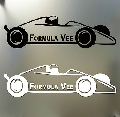 Formula Vee sticker Vinyl decal race graphics scca ford for Vw ...