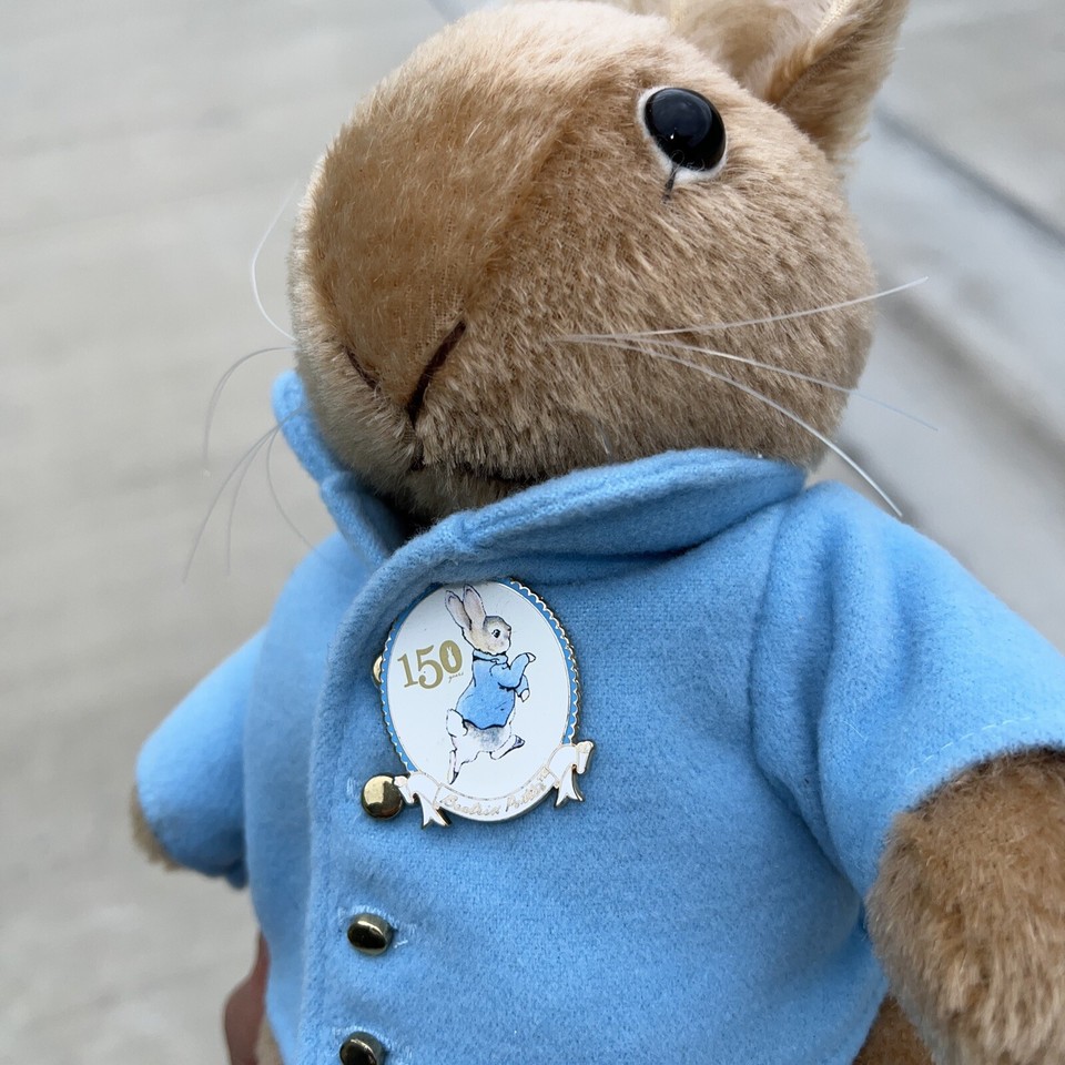 STEIFF Beatrix Potter Peter Rabbit W Pin 150 Years Limited Rare | eBay