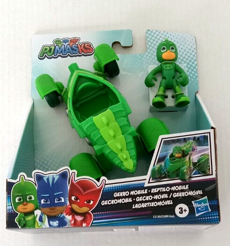 PJ Masks Gekko Mobile Rolling Car & Action Figure Hasbro New In Box Age ...
