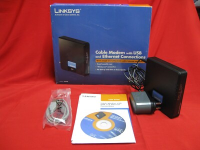 Linksys Cable Modem With USB And ETHERNET Connections Model CM100 | eBay