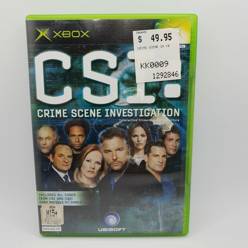 CSI: Crime Scene Investigation - Microsoft Original XBOX - PAL - With ...