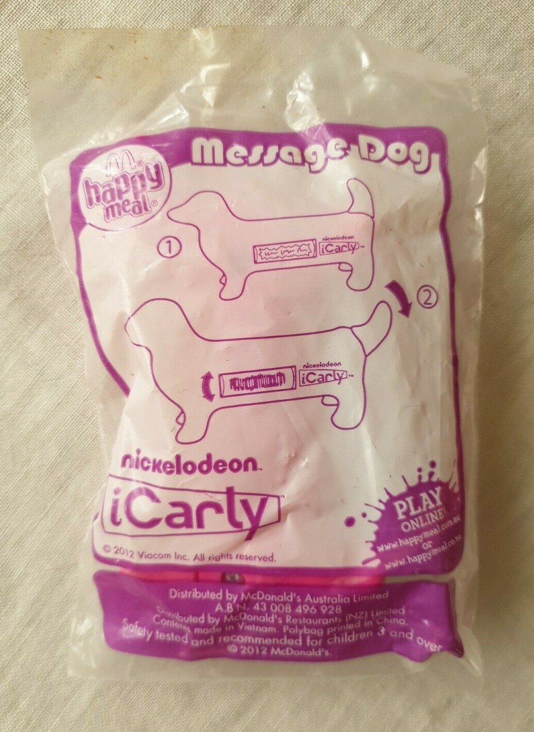 McDonalds Happy Meal Toy Nickelodeon iCarly Message Dog BNIB | eBay