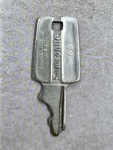 Vintage Original Samsonite 69 Silhouette Key for Luggage, Shwayder Bros ...