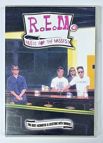 R.E.M. Music for The Masses Live Concert Music DVD Rem | eBay
