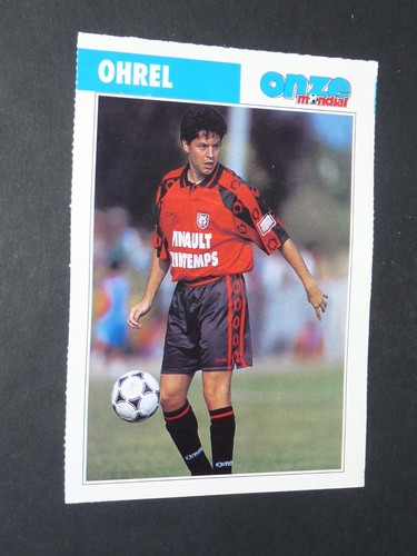 FICHE FOOTBALL ONZE MONDIAL 1994 STADE RENNAIS RENNES CHRISTOPHE OHREL ...