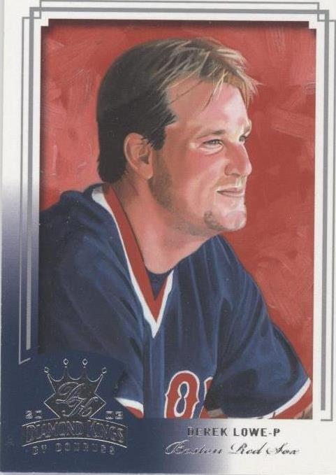 2003 Donruss Diamond Kings - Derek Lowe #16 Sample Silver for sale ...
