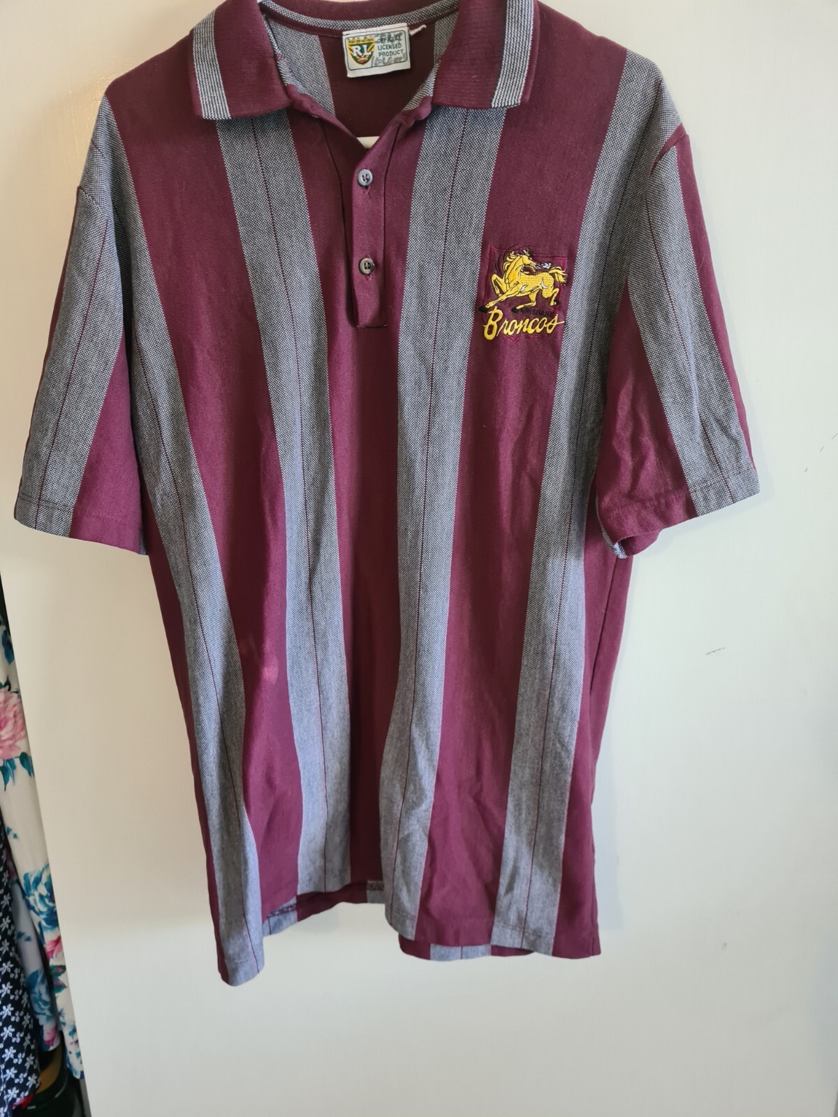 Brisbane Broncos Vintage '90s Emu NRL Rugby League Polo Shirt Made ...