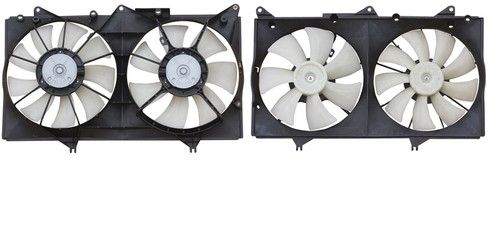 APDI Dual Radiator and Condenser Fan Assembly for Solara, ES300 6025103 ...