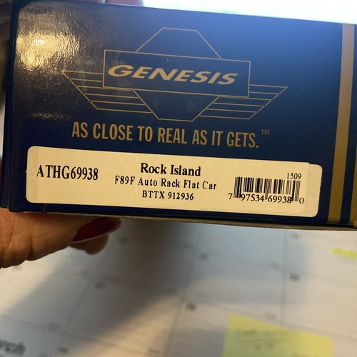 Athearn Genesis HO ROCK ISLAND Trailer Train F89F Auto Rack Flat Car | eBay