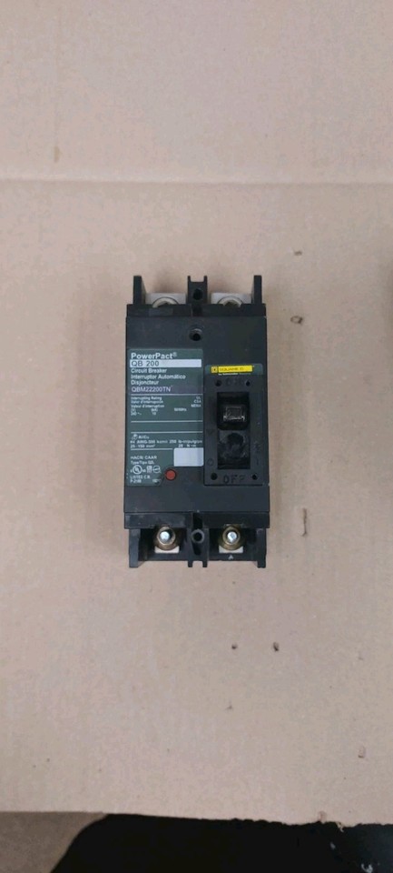 SQUARE D 200 AMP MAIN BREAKER TOP FEED QBM22200TN= Q2M2200MT ...
