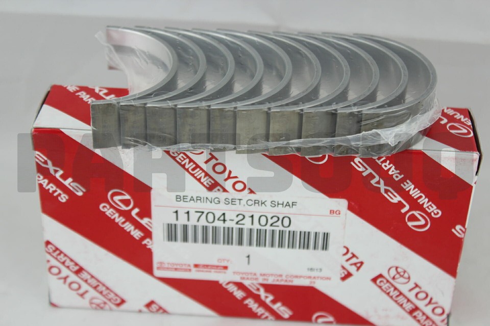 1170421020 Genuine Toyota BEARING SET, CRANKSHAFT 11704-21020 | eBay