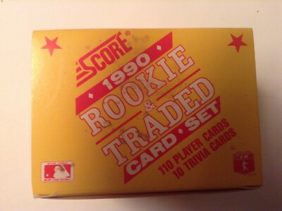 1990 SCORE Baseball Rookie & Traded Card Set | eBay