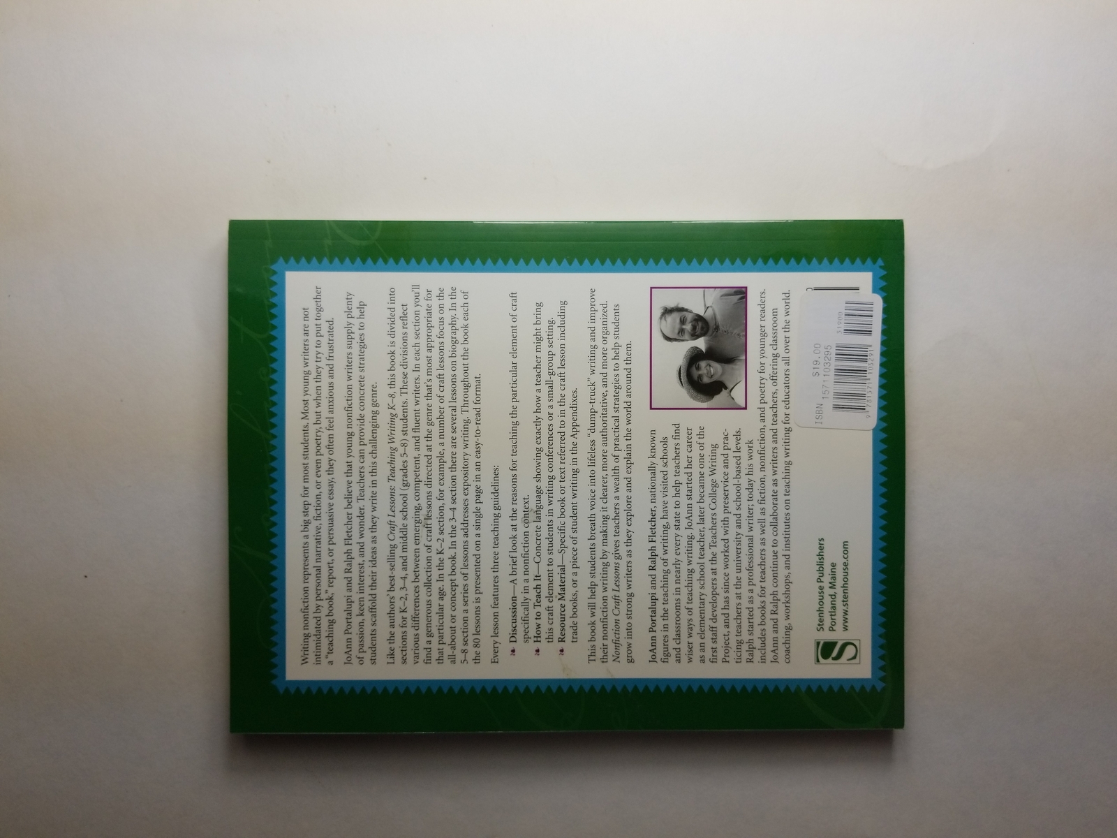 Nonfiction Craft Lessons : Teaching Information Writing K-8 by Ralph ...