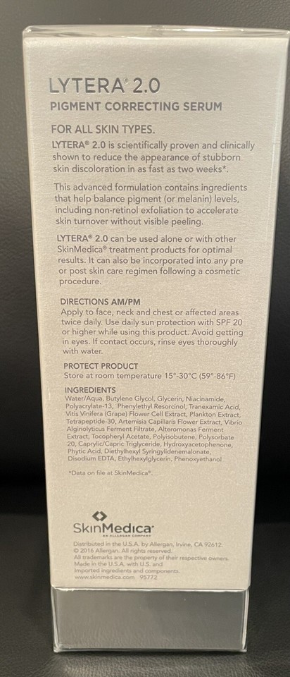 SkinMedica LYTERA 2.0 Pigment Correcting Serum 2 fl oz. - Sealed Authentic | eBay