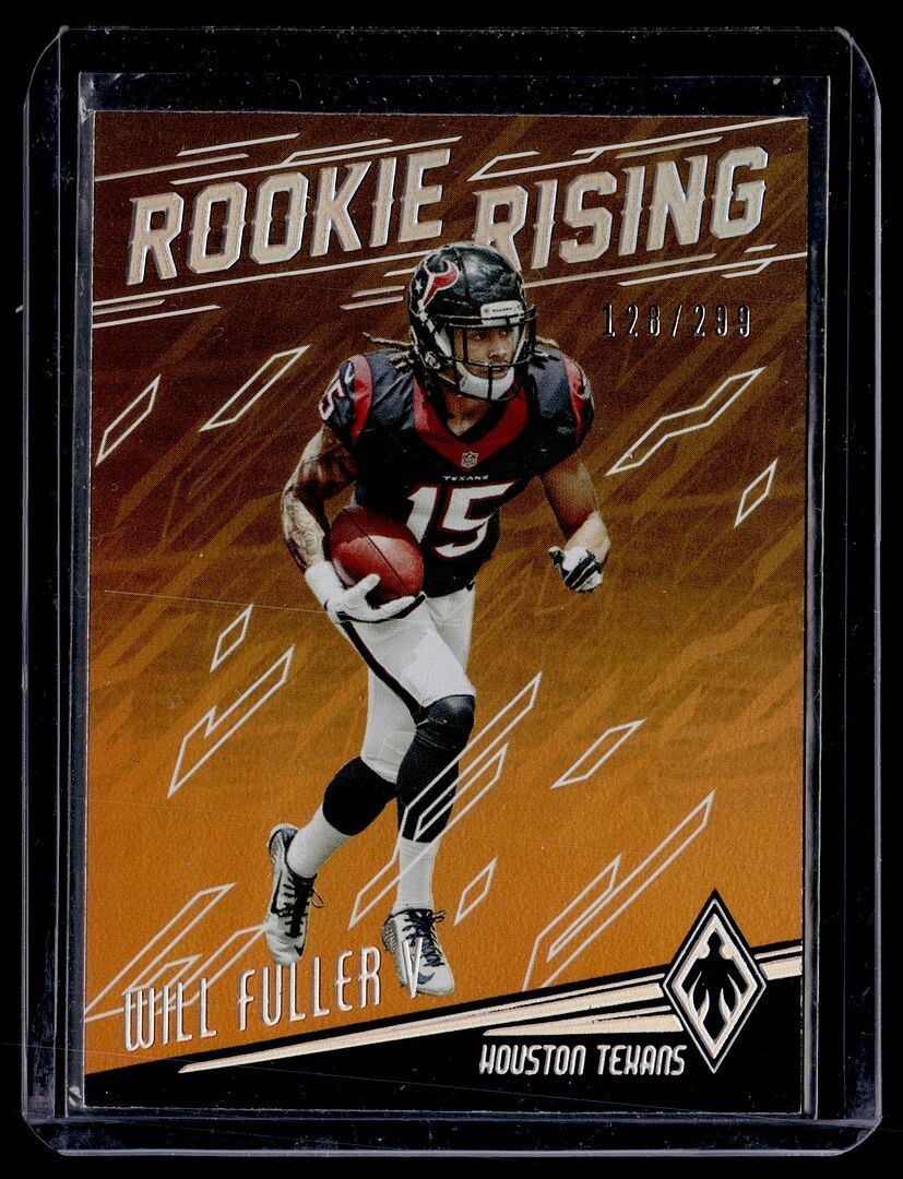 2016 PHOENIX ORANGE ROOKIE RISING /299 WILL FULLER TEXANS | eBay