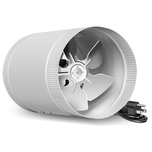 iPower Inline Booster Fans with Low Noise Duct Exhaust HVAC Vent Blower ...