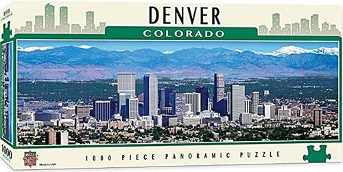 Masterpieces Puzzle City Colorado Panoramic Denver Puzzle 1,000 pieces ...