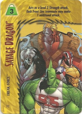 OVERPOWER Savage Dragon - Freak Force - Image | eBay