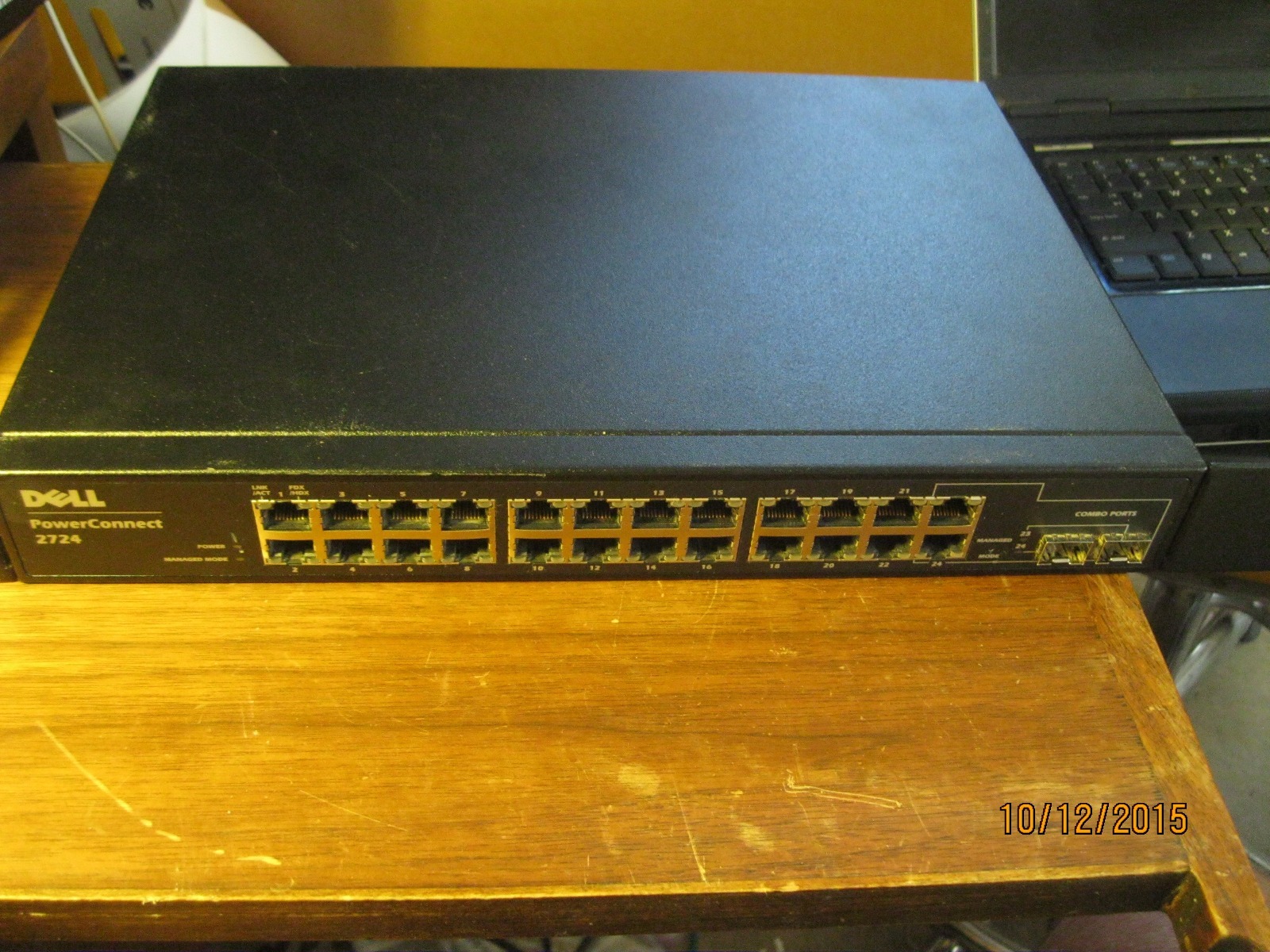 Dell PowerConnect 2724 24-Port Gigabit Managed Switch Rack Mount 24PRT ...