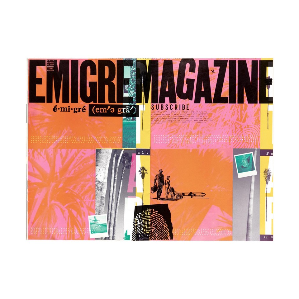 Rudy VanderLans Émigré #4 "The Magazine That Ignores Boundaries" Mag ...