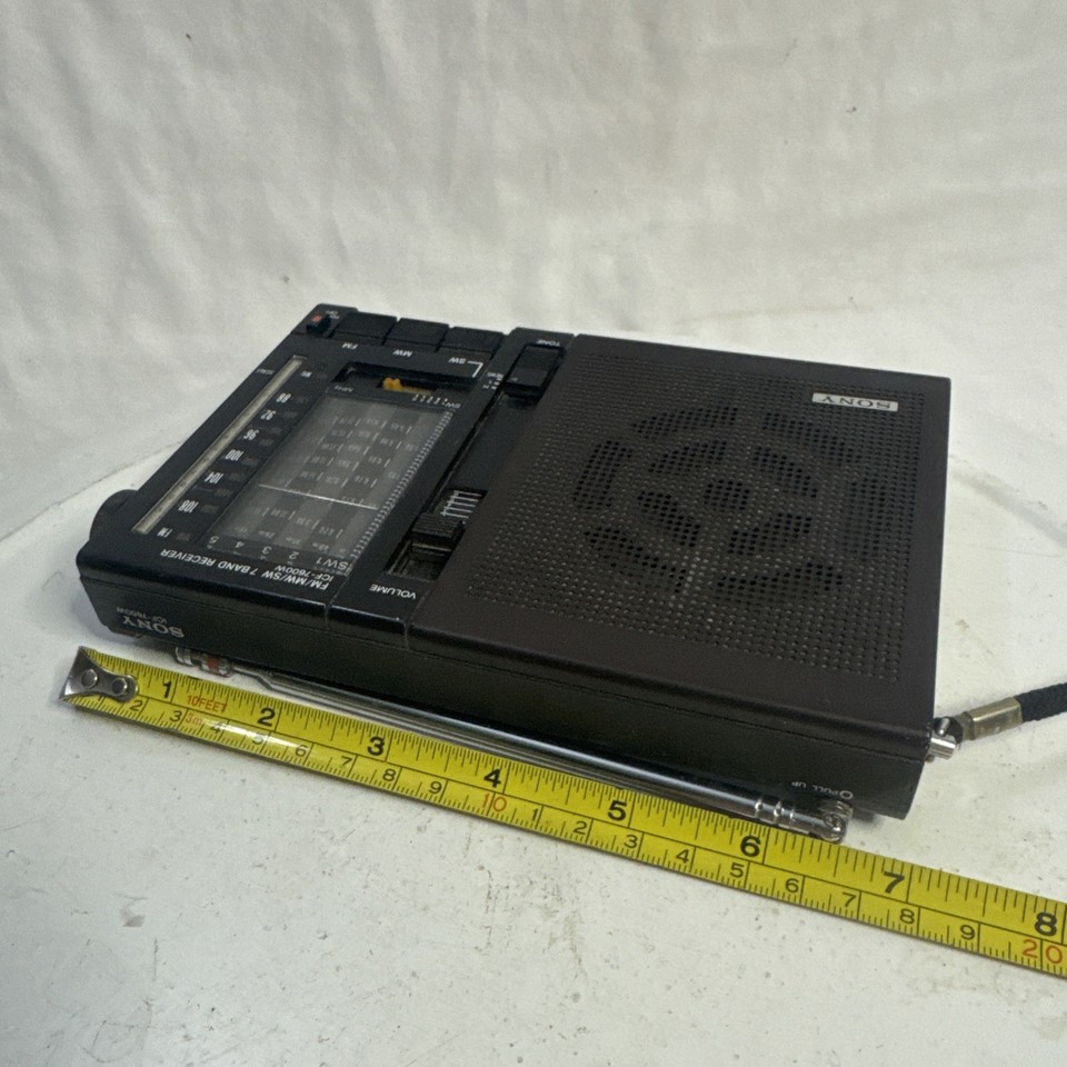 Old Vintage SONY ICF-7600W 7 Band Receiver, Radio. | eBay