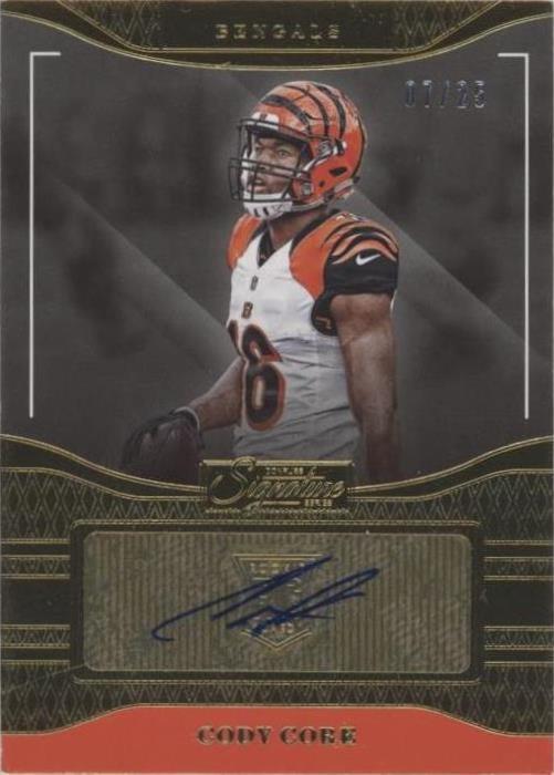 2016 Panini Donruss Signature Series - Rookie Cody Core #255 Gold /25 ...