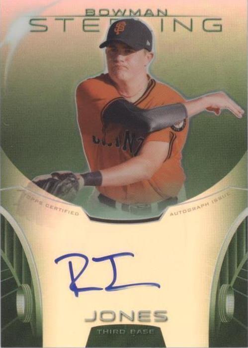 2013 Bowman Sterling - Rookie Autographs Ryder Jones #BSAR-RJ Green ...