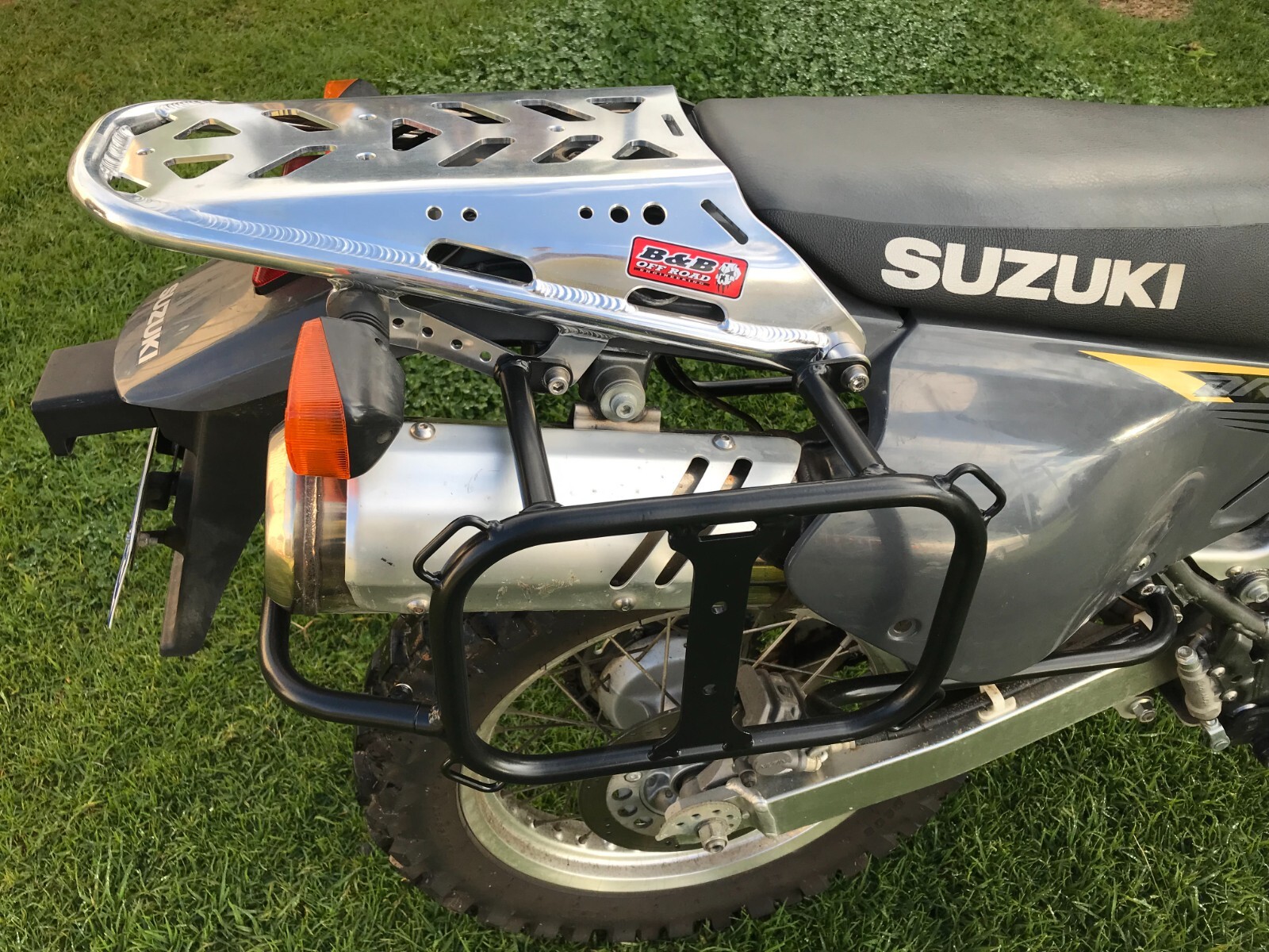 Suzuki Dr650 Rear Luggage Pannier Racks Quality Australian Made | eBay
