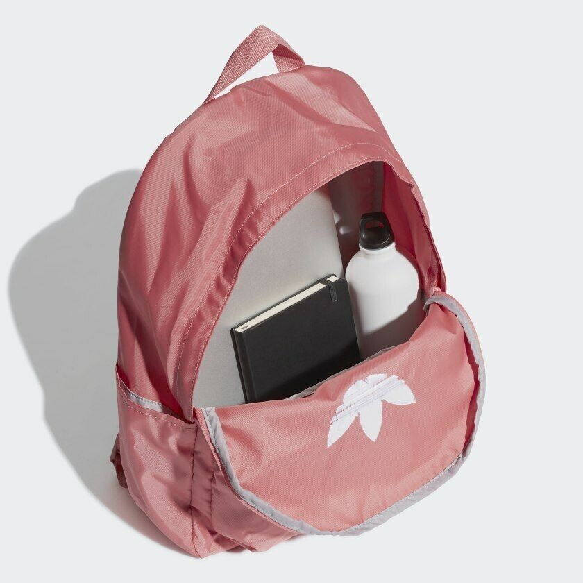 ADIDAS Originals TREFOIL Pink Backpack School Gym Travel 12"x 17" FREE ...