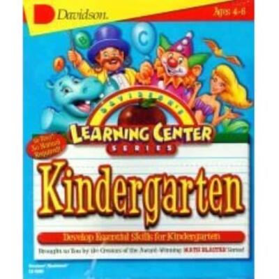 Learning Center Kindergarten PC CD learn count time numbers letters ...