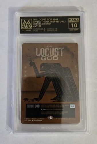 MTG The Locust God Foil 0903 Secret Lair Drop Graded 10 Gem Mint | eBay
